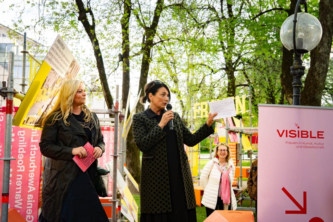 AKTION ZUM INTERNATIONALEN FRAUENTAG 2024 #stadtderfrauen